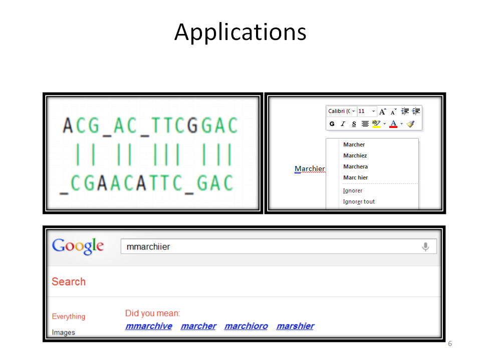 Thesis Approximate String Matching Theory And Applications