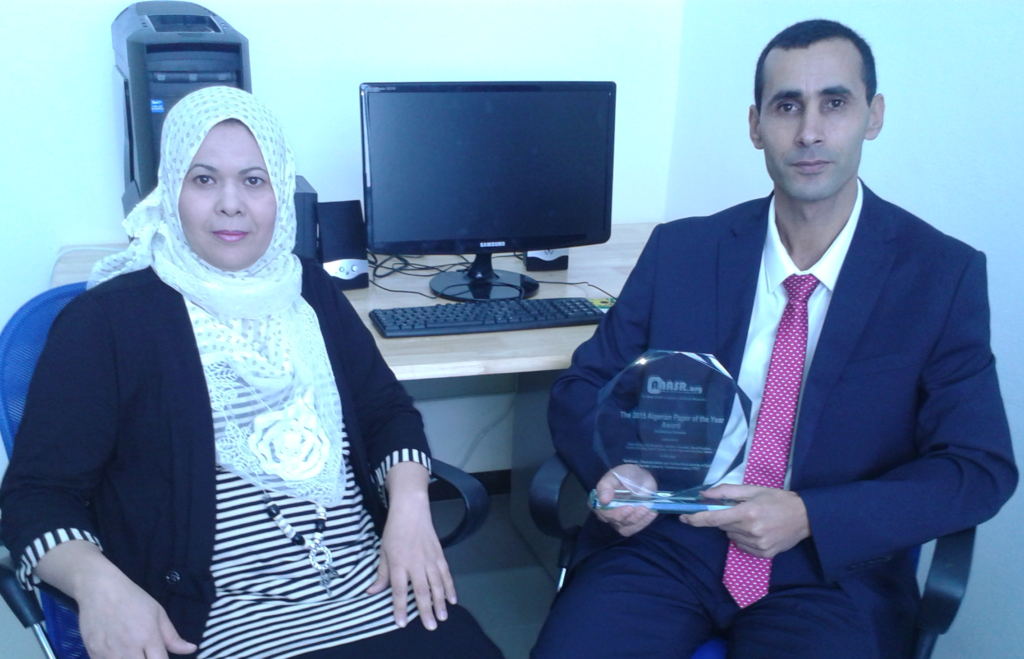 Interview | Winners of the 2015 Algerian Paper of the Year in Chemical ...